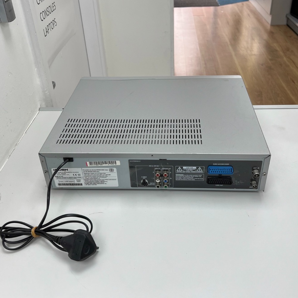 Pre-owned BUSH DVRHS02 DVD VHS VCR Combi Recorder Transfer to - Own4Less